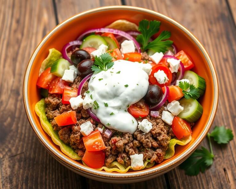 Greek Beef Bowls with Tzatziki: A Fresh Ground Beef Recipe